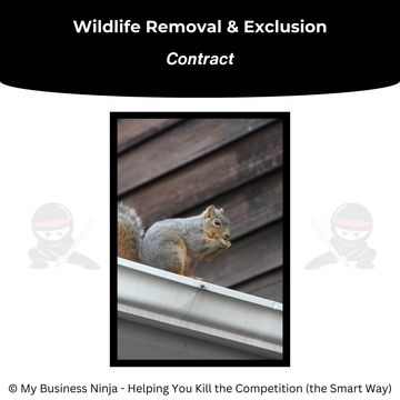 Wildlife Removal Contract Template| Animal Exclusion Service Agreement ...